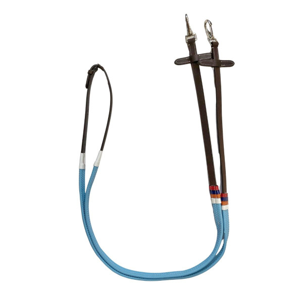Pony DziaSport Rubber Reins with Clips- Pony Tack
