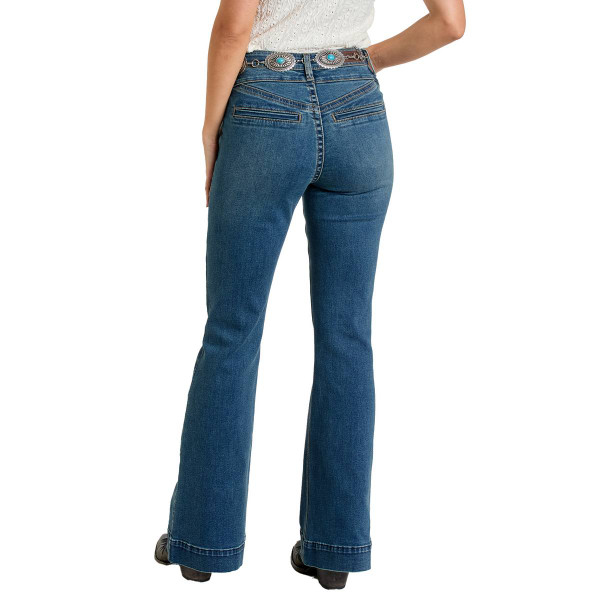 Rock & Roll Denim Back Yoke Trouser Jeans