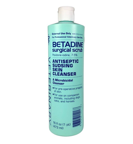 Betadine Surgical Scrub- Veterinary Antiseptic Cleanser