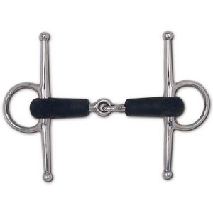 Jointed Rubber Full Cheek Bit- English Bits & Tack