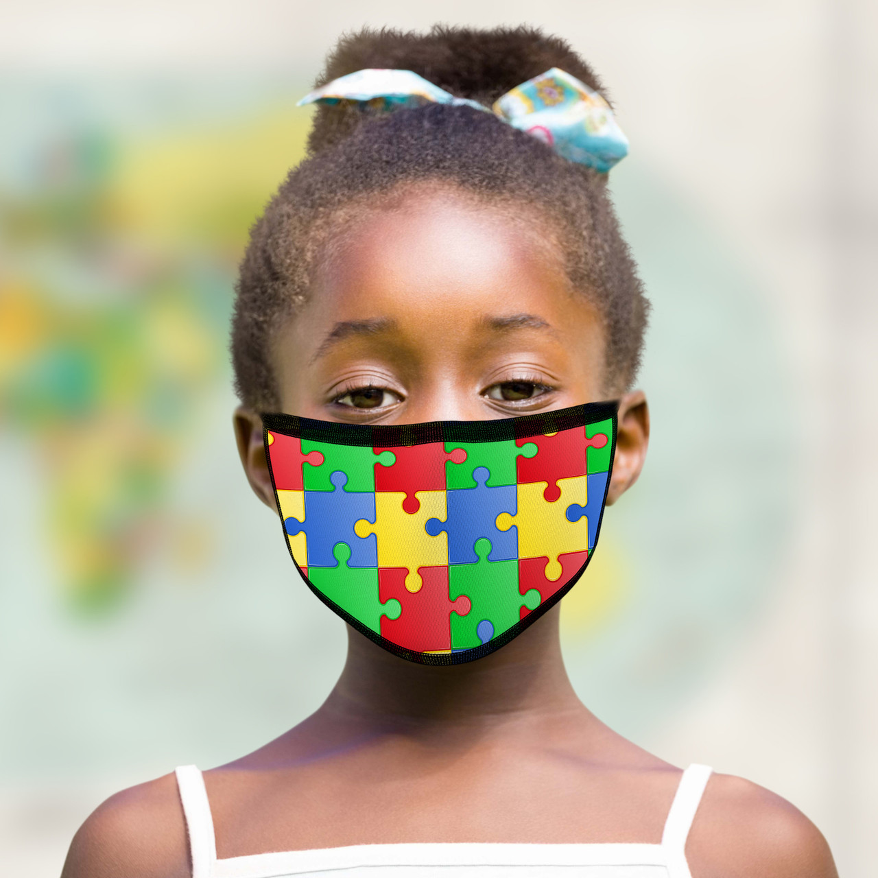 Autism Awareness Face Mask - Jefferson St. Designs