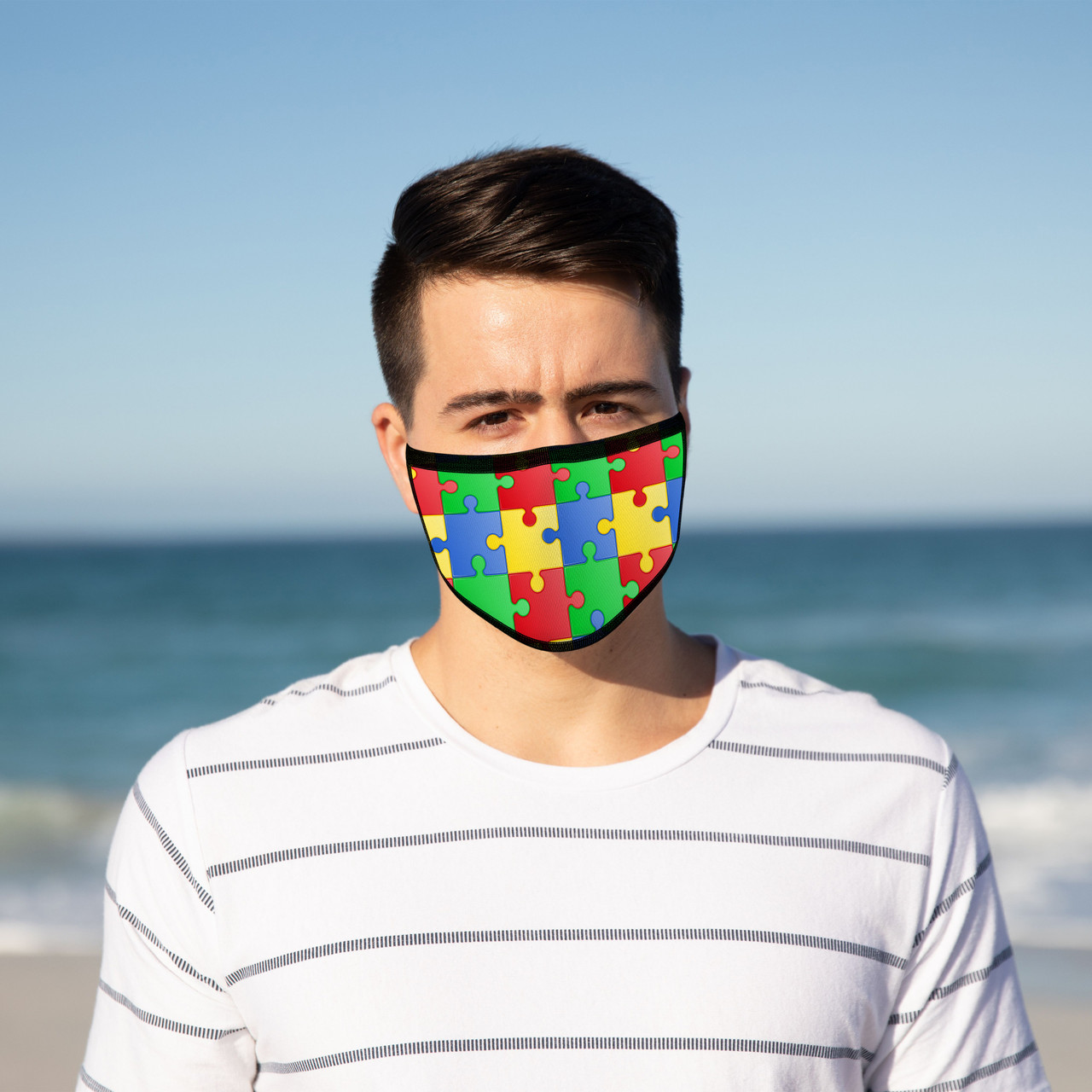 Autism Awareness Face Mask - Jefferson St. Designs