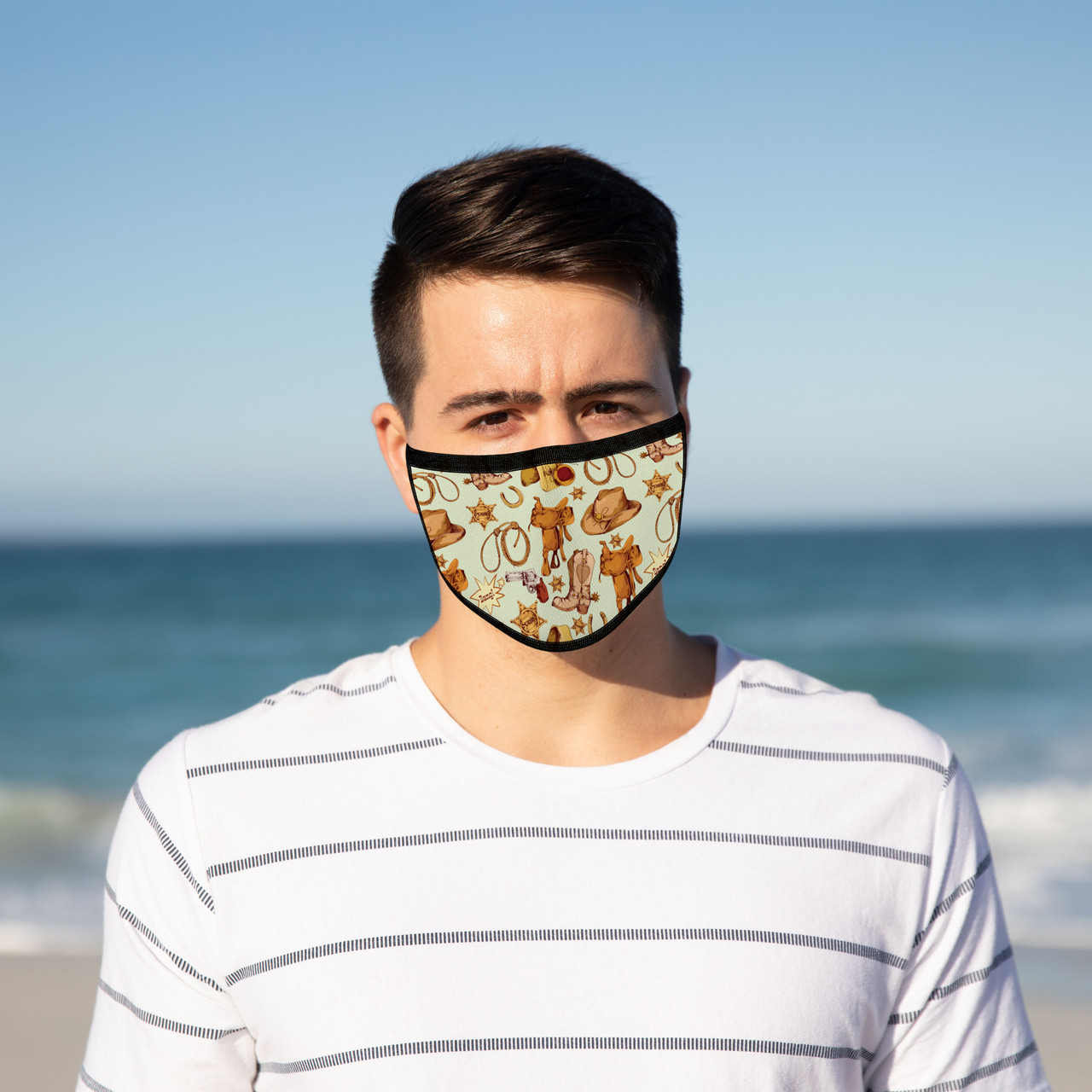 Wild West Pattern Face Mask - Jefferson St. Designs