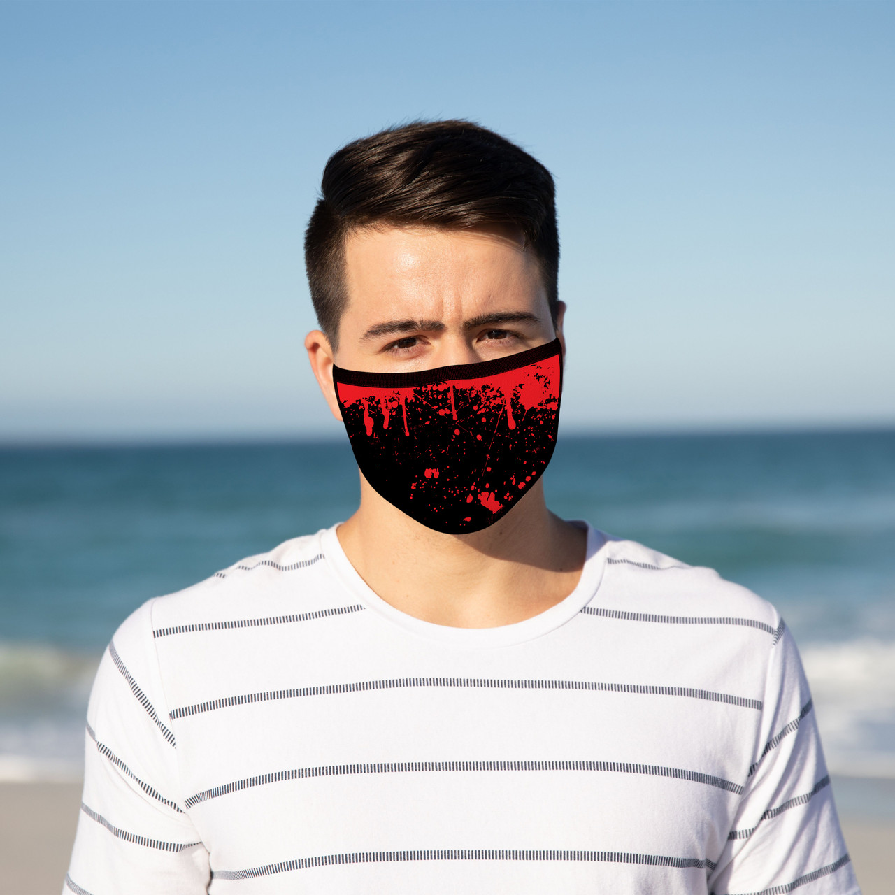 Blood Splatter Face Mask - Jefferson St. Designs