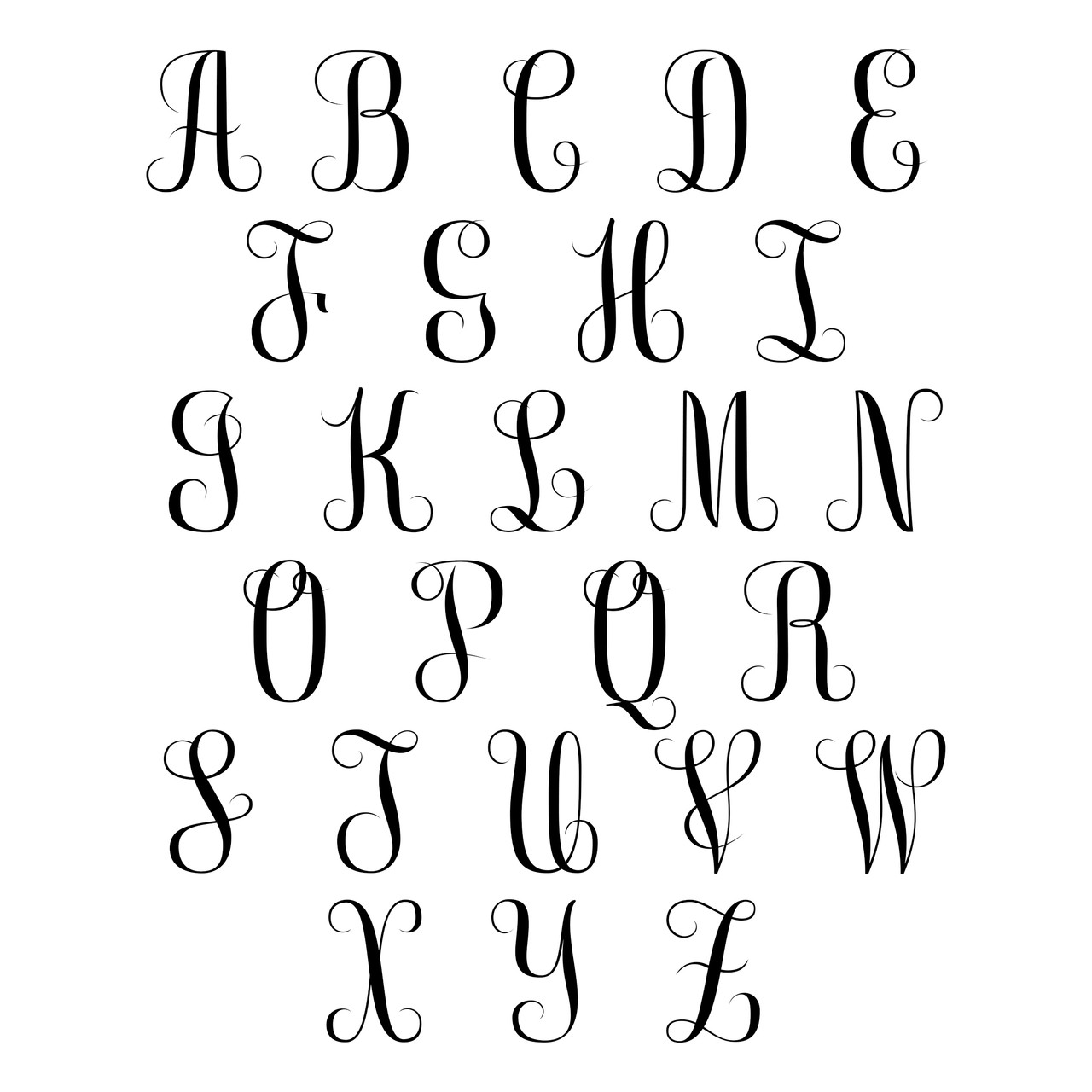 Personalized Circle Script Monogram- Metal Wine Glass - Jefferson St ...