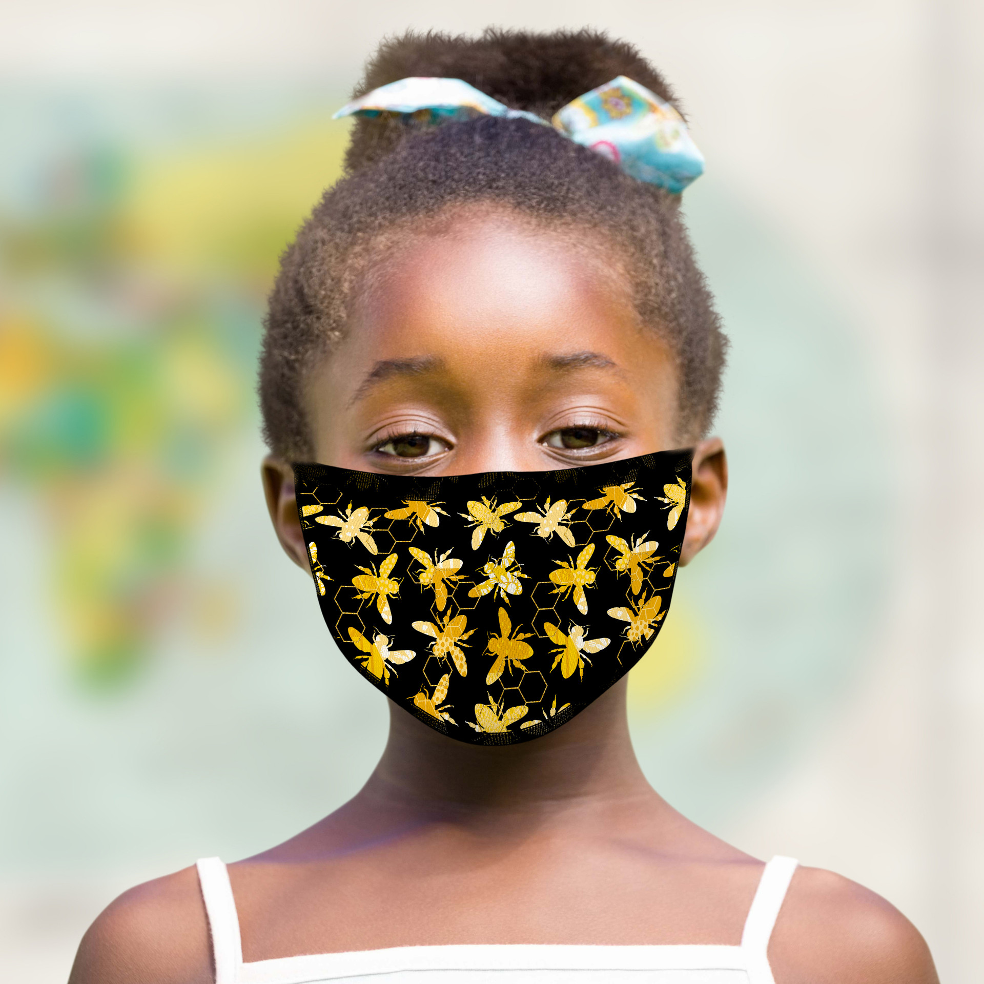 Honey Bee Face Mask - Jefferson St. Designs