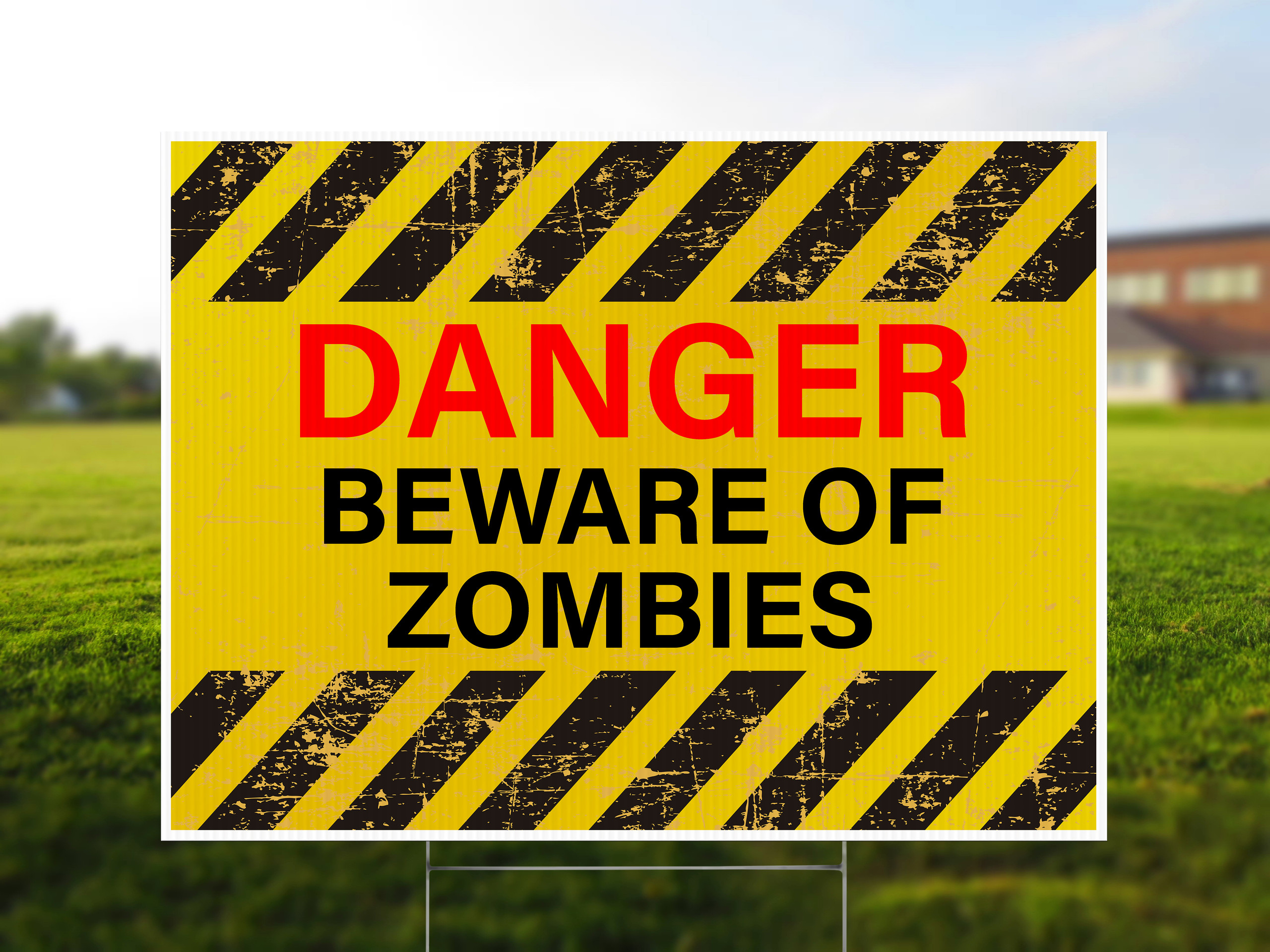 Personalized Spooky Halloween Yard Sign - Jefferson St. Designs