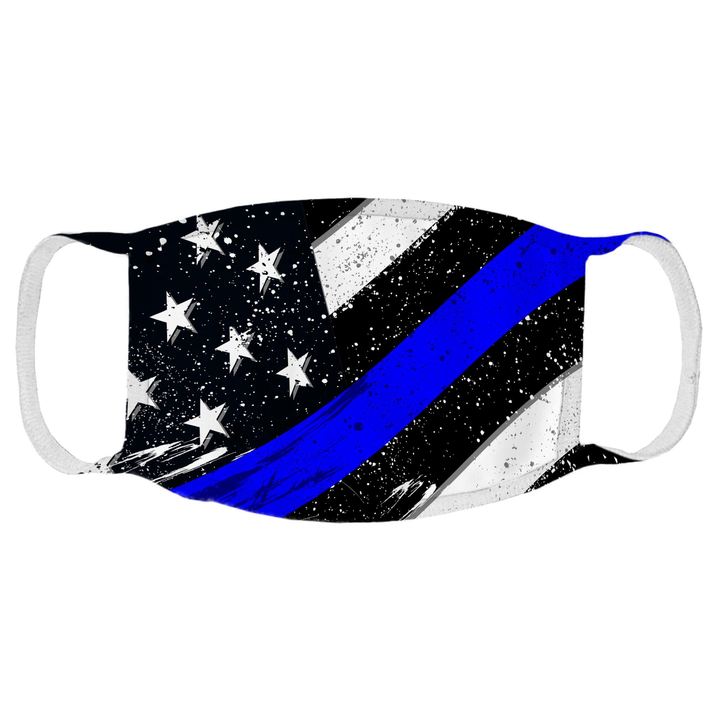 Thin Blue Line Face Mask - Jefferson St. Designs