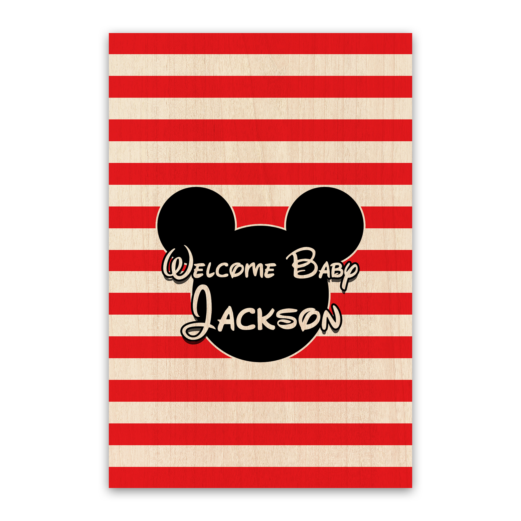Mickey Mouse - Custom Signature Board - Jefferson St. Designs