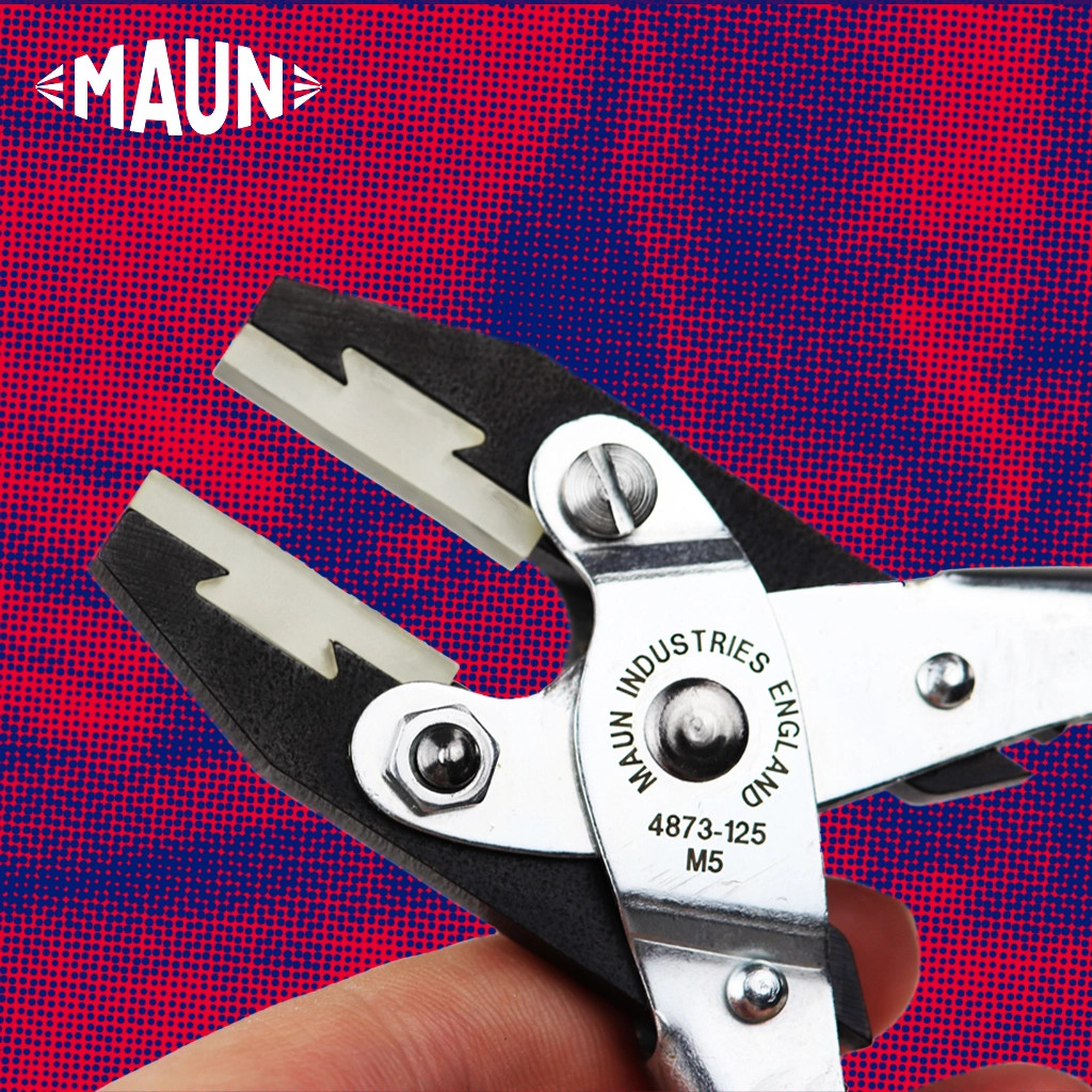 Soft Jaw Pliers, 125mm, Flat Nose, Parallel-Action - Maun