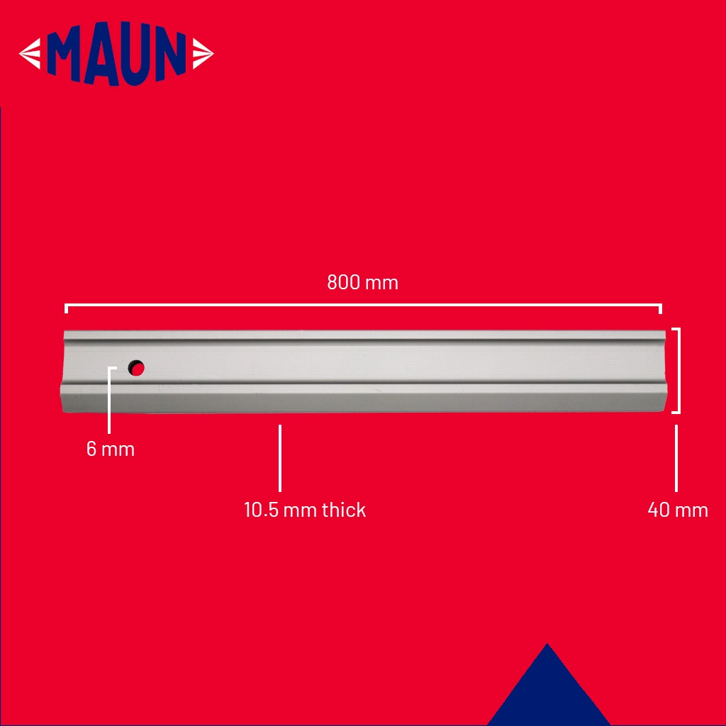 Aluminium Safety Straight Edge 800 mm | Maun