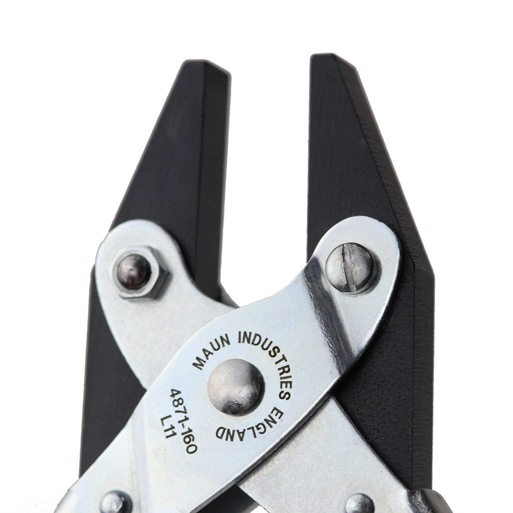 Smooth Jaws Flat Nose Parallel Plier Return Spring 160 mm | Maun