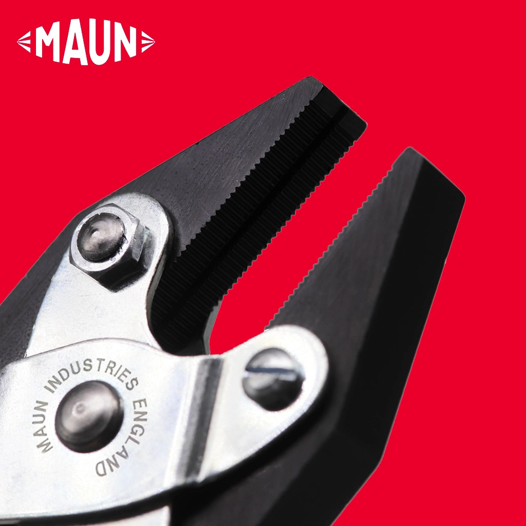 Flat Nose Parallel Plier Return Spring Comfort Grips 200 mm | Maun