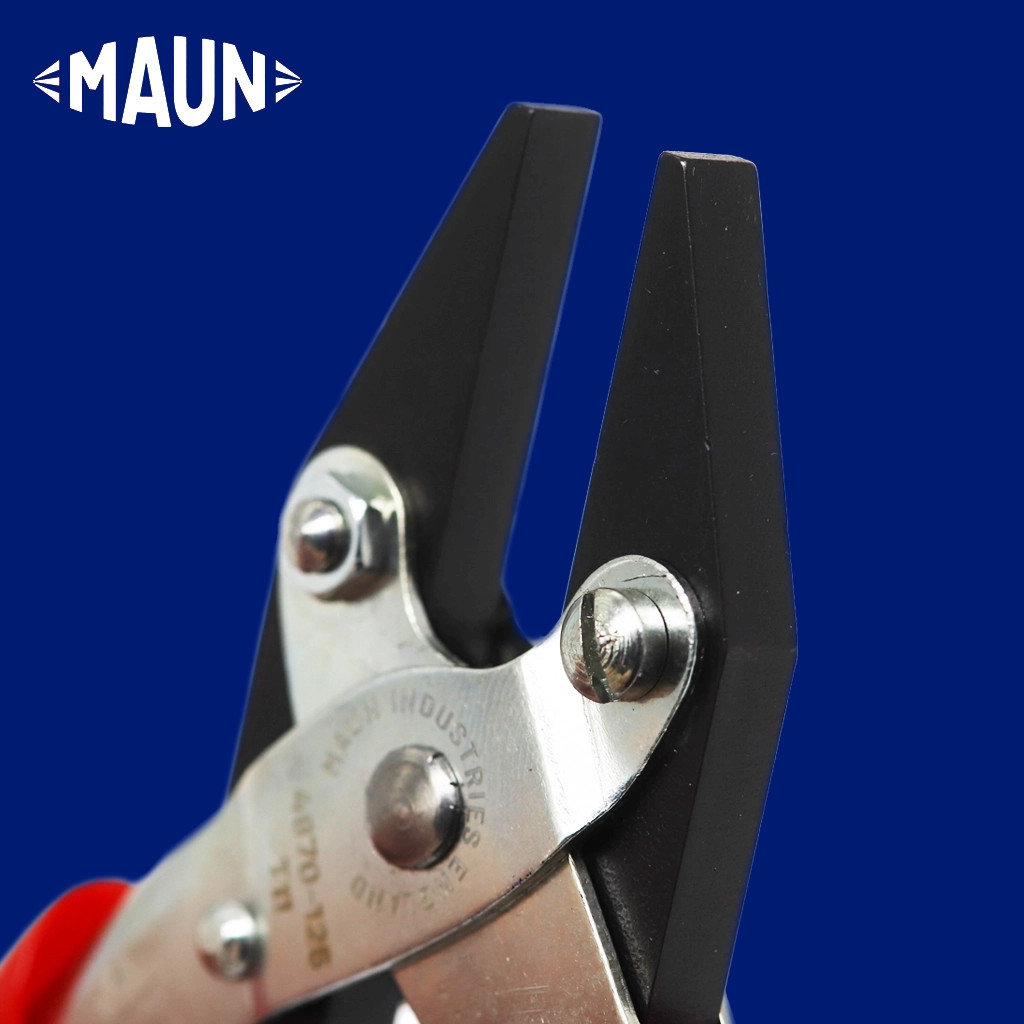 Smooth Jaws Flat Nose Parallel Pliers Comfort Grips 125 mm | Maun