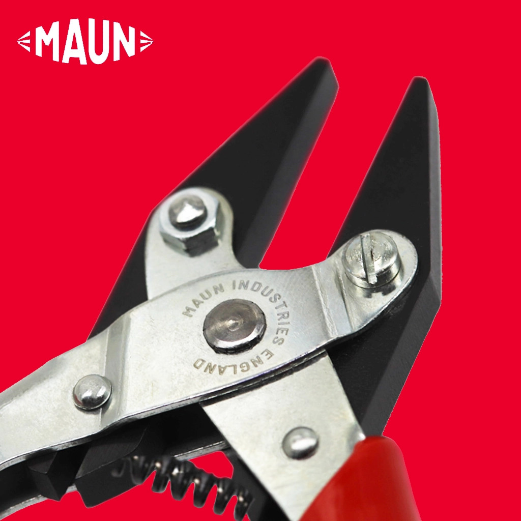 Smooth Jaws Flat Nose Parallel Pliers Return Spring Comfort Grips 125 ...