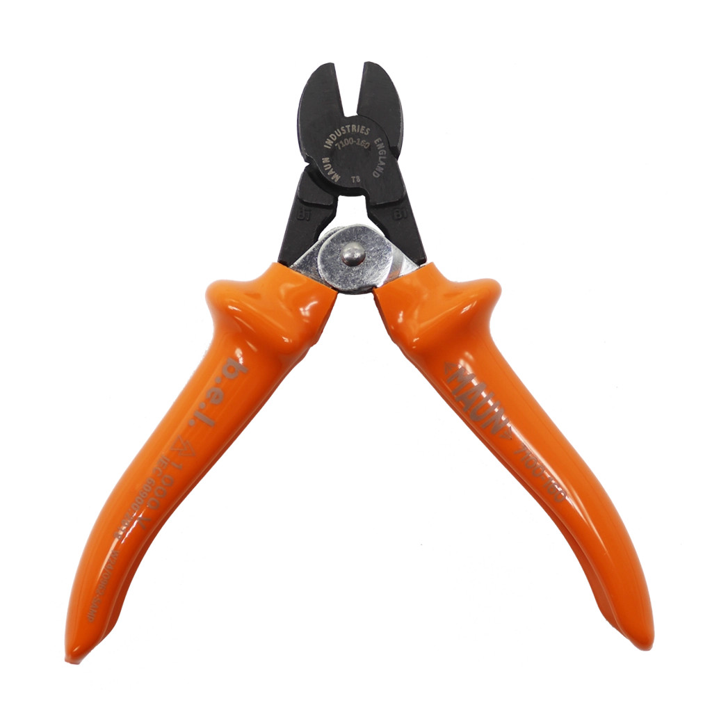 Maun - 1000V Insulated Diagonal Cutting Plier For Hard Wire 160 mm