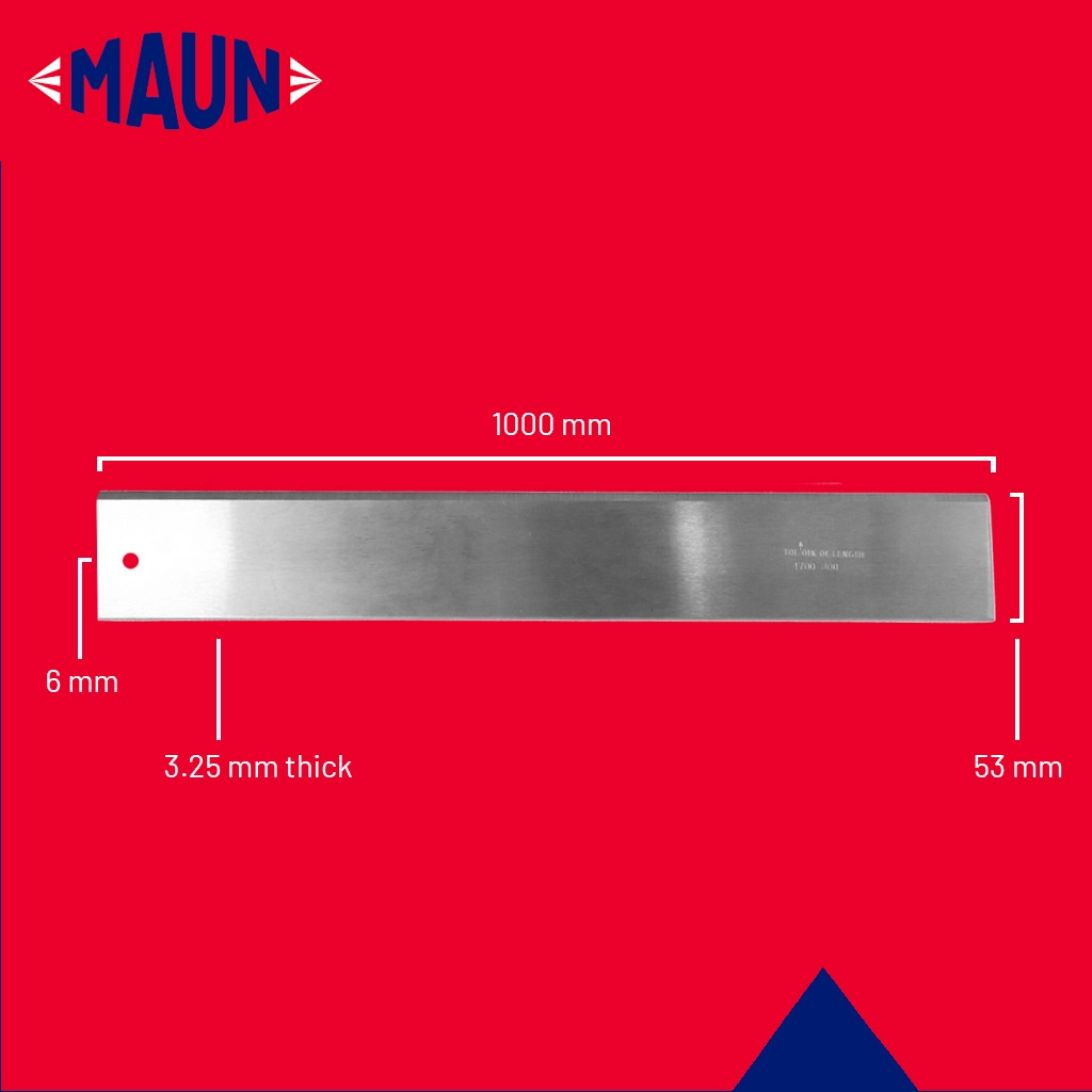 1m Straight Edge | Engineers Steel Straight Edge 1000mm | Maun