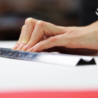 Metal Safety Ruler 12″ | Maun