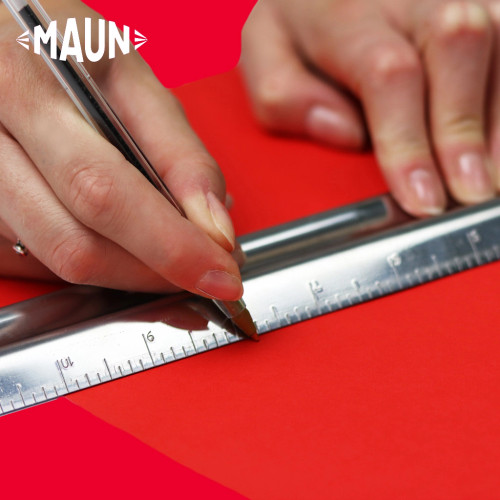 Metal Safety Ruler 12″ | Maun