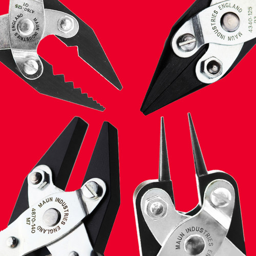 BSOJ Jewellery Making Tool Kit Silver 4 Pliers | Maun