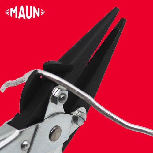 Maun - Long Nose Side Cutter Parallel Plier Comfort Grips 160 mm