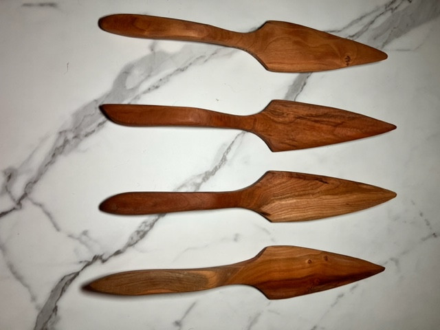 Handcrafted Pie Servers - Various Types of Wood