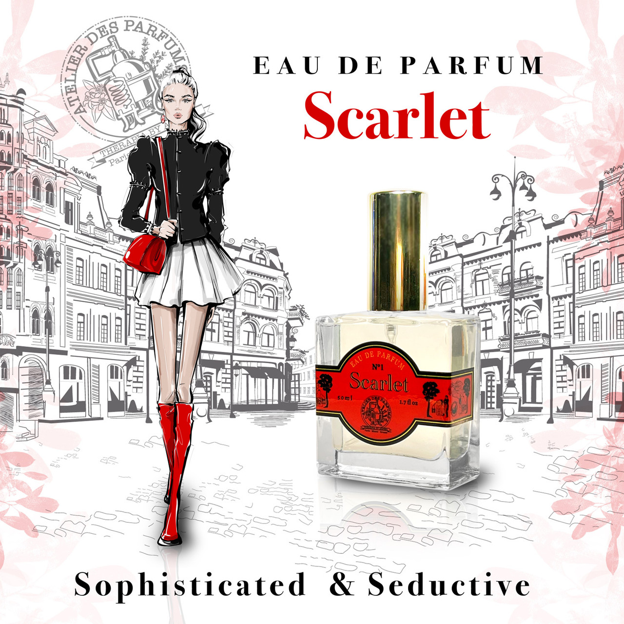 Scarlet eau de parfum luxurious collection - Therapia By Aroma