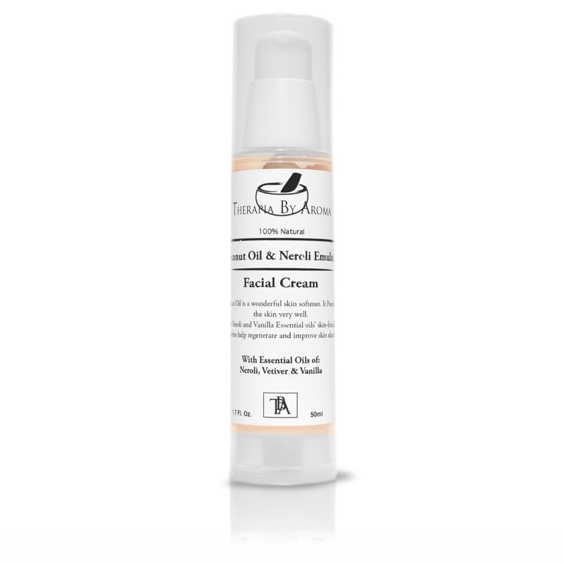 Coconut Oil And Neroli Facial Cream Emulsion - Unlock Deep Hydration