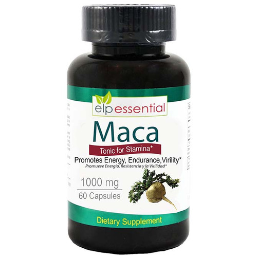 ELP ESSENTIAL Maca Peruana 60 Capsules 1000mg - Amazonia Brasil