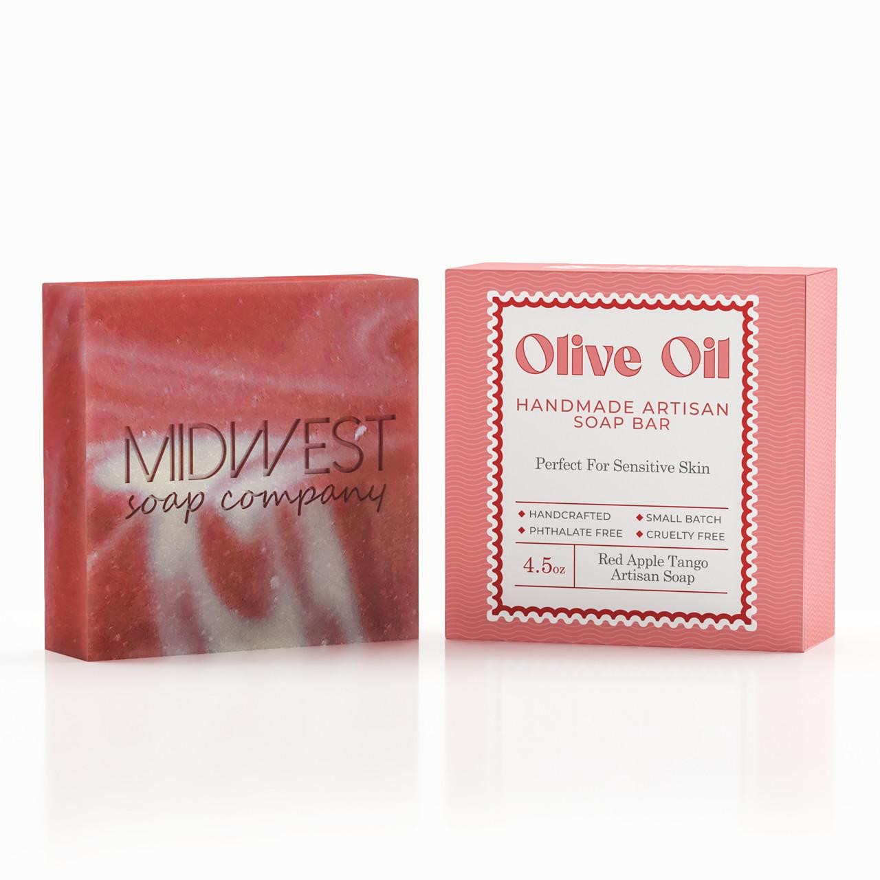 Handmade Red Apple Tango Artisan Soap