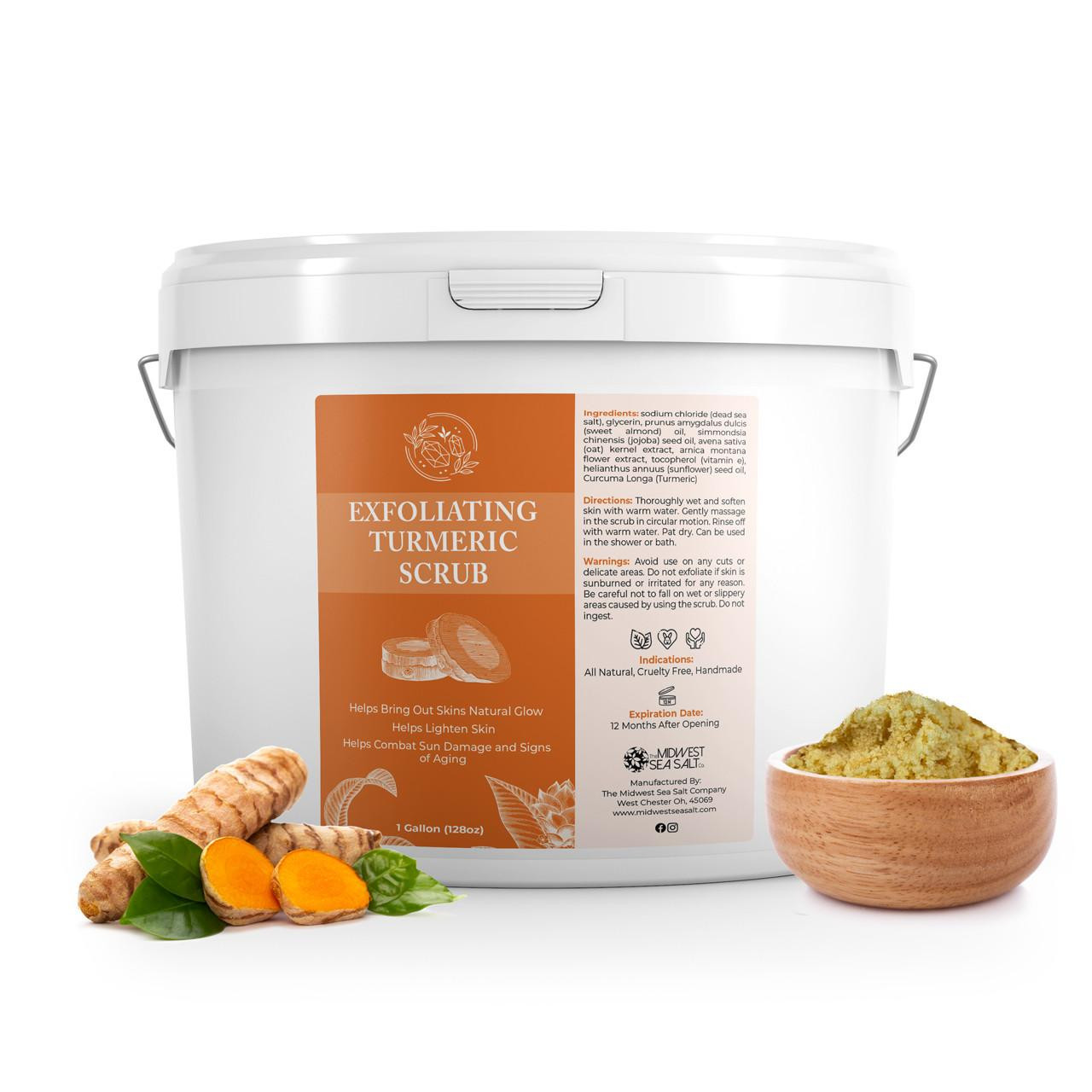 Exfoliating Dead Sea Salt Scrub - 128oz – Exfoliating Body Scrub