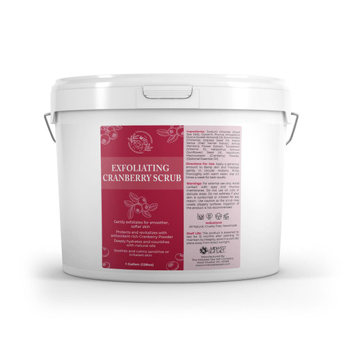 Exfoliating Cranberry Scrub - 128oz - The Midwest Sea Salt Company