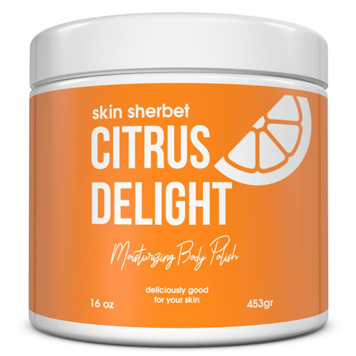 Skin Sherbet Citrus Delight Body Polish Scrub 16oz | Refreshing