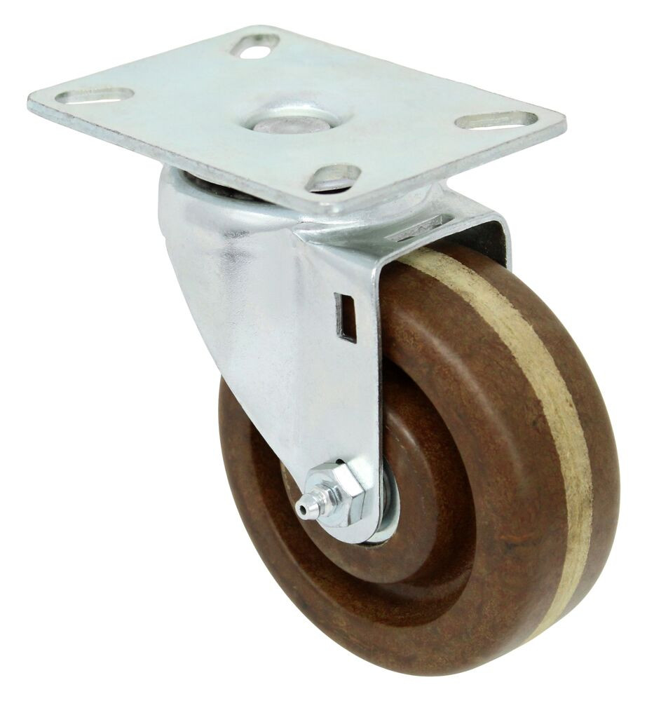 LINCO High Temp Phenolic Swivel Caster with Roller Bearing and Top ...