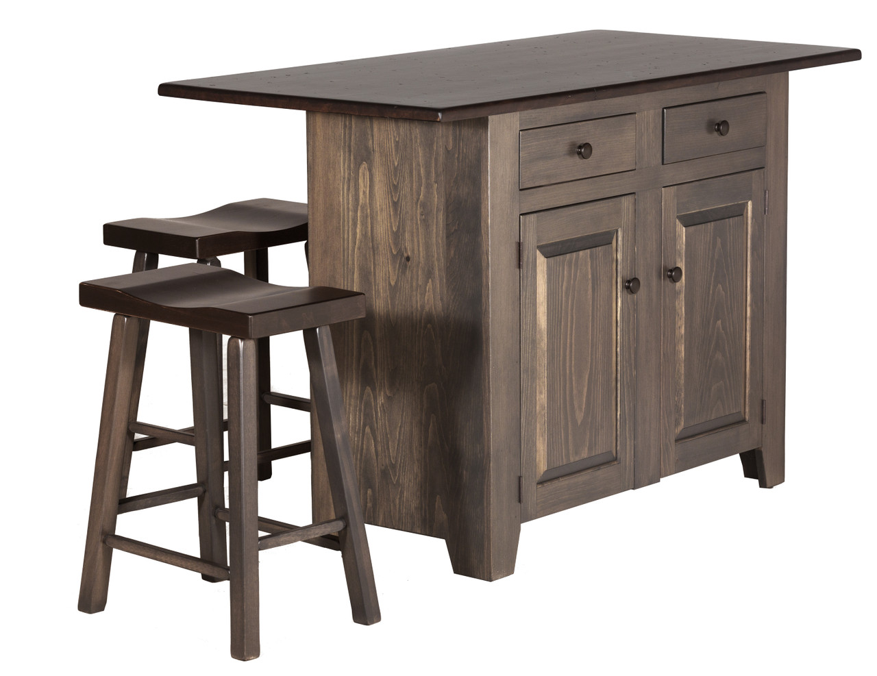 KITCHEN ISLAND W/GLIDERS - SFM SHOP