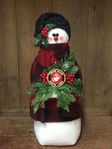 TALL SNOWMAN-UNITED STATES MARINE CORPS - Sturbridge Flea Market