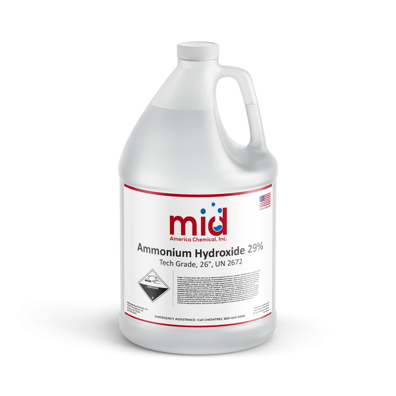Ammonium Hydroxide 29% | Industrial Cleaning Chemical Supplier