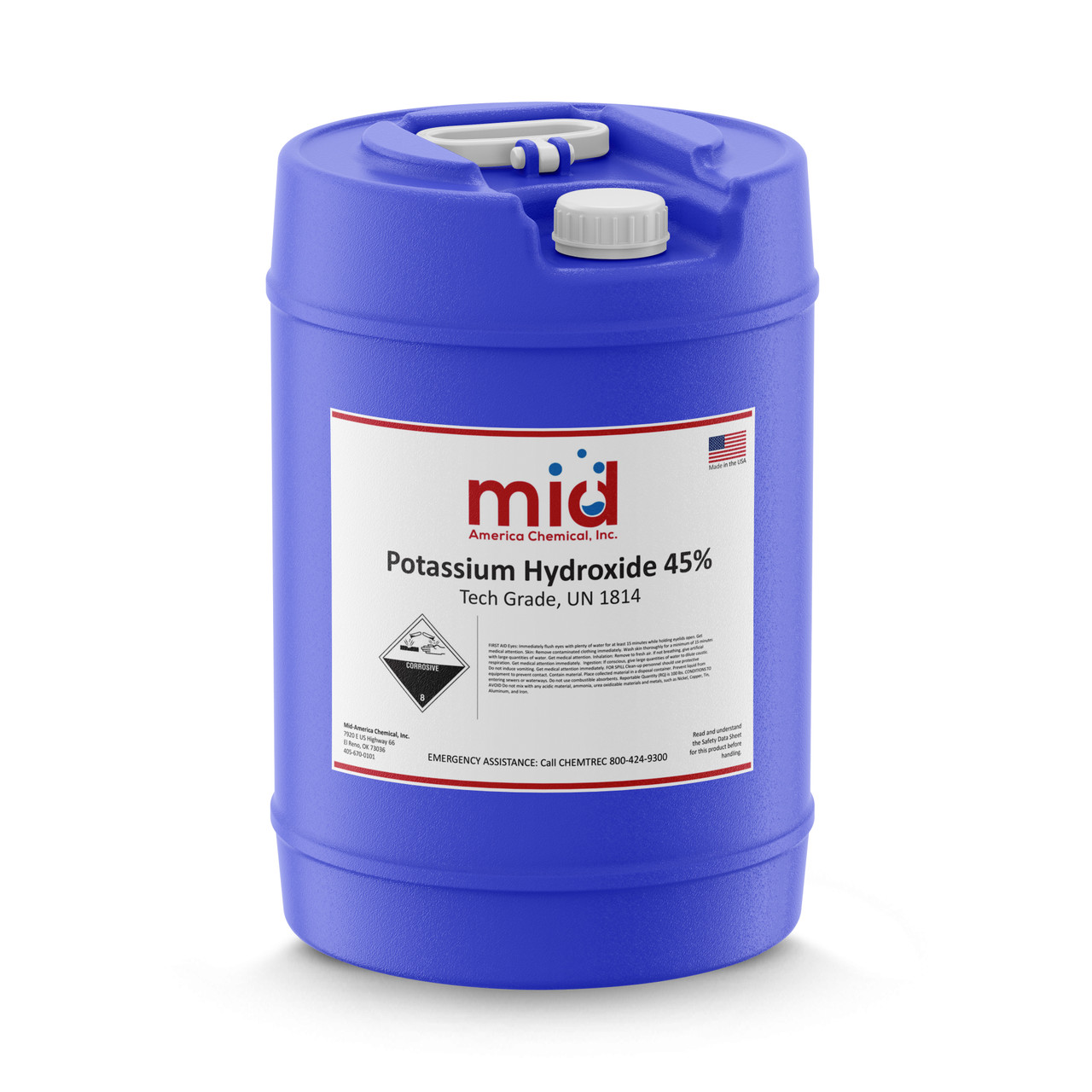 Potassium Hydroxide 45% Technical Grade