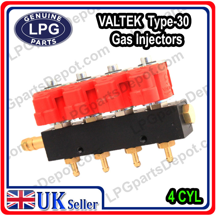 LPG GAS injectors VALTEK TYPE-30 4CYL.RAIL