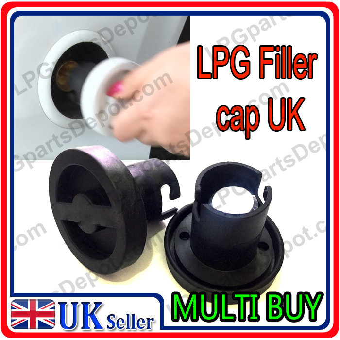 BLACK Round LPG filler CAP for bayonet UK gas filling point Autogas