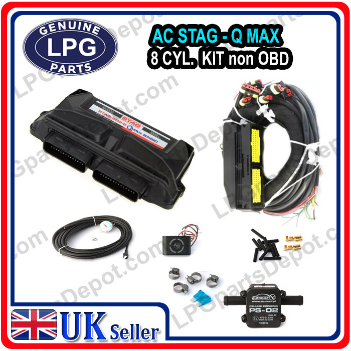 AC STAG QMAX (non OBD) :: 8 CYLINDER LPG CNG Conversion ECU controller
