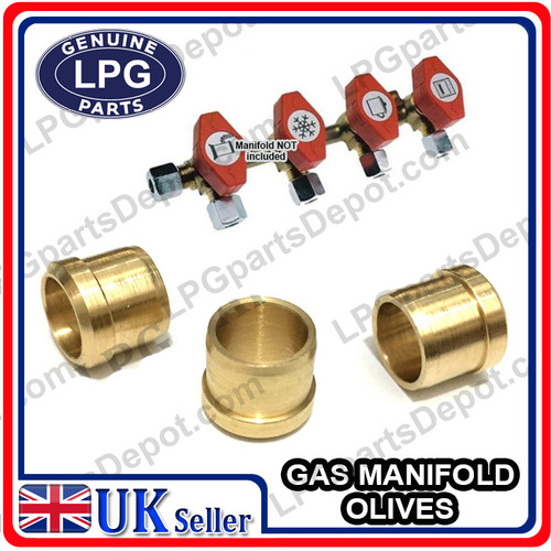 Truma 8mm olives SET gas manifold fitting compression caravan motorhome ...