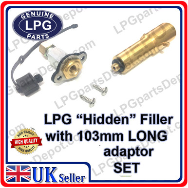 LPG Autogas Filling Hidden Filler Point with M10 BAYONET adaptor SET