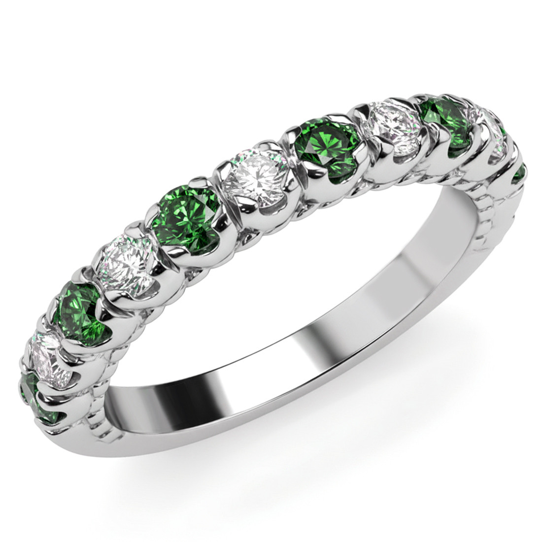 Green Diamond Engagement Rings | Wedding Rings & Matching Sets