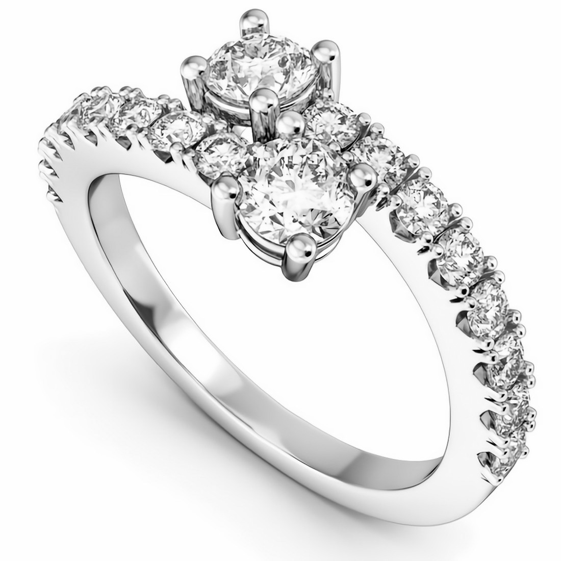 Diamond Cocktail Rings | Unique Journey & Flower Rings