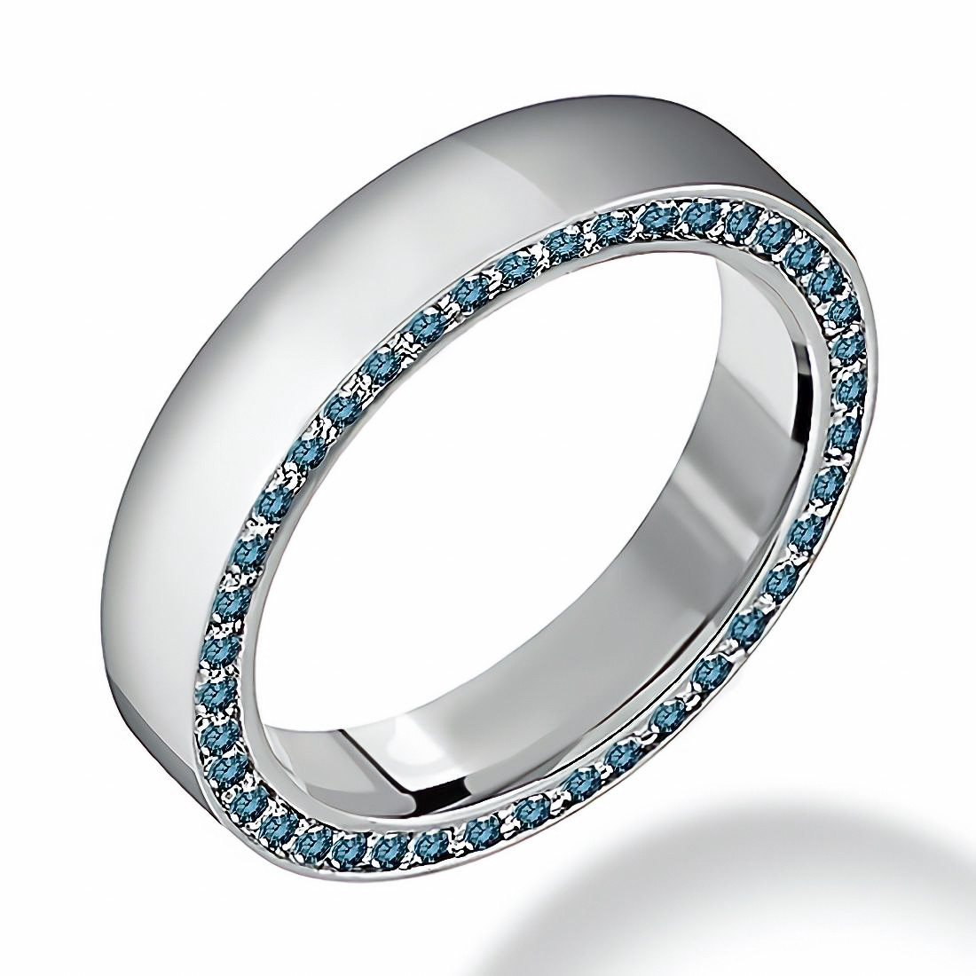 Blue Diamond Engagement Rings | Wedding Bands