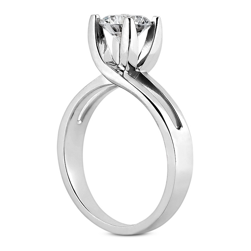 Split-Shank Solitaire Engagement Ring Setting 1ct-1.5ct