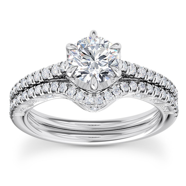 Matching Engagement Ring and Wedding Band Sets
