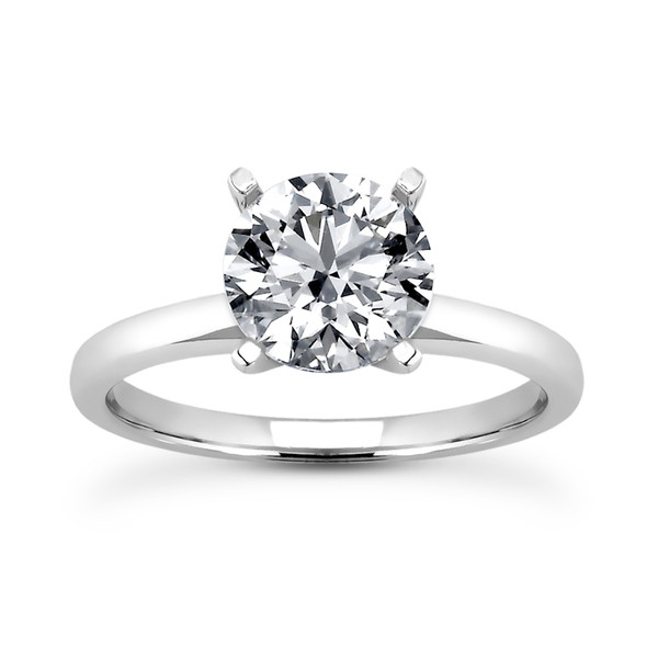Oval Bezel Solitaire Engagement Ring Mount Setting