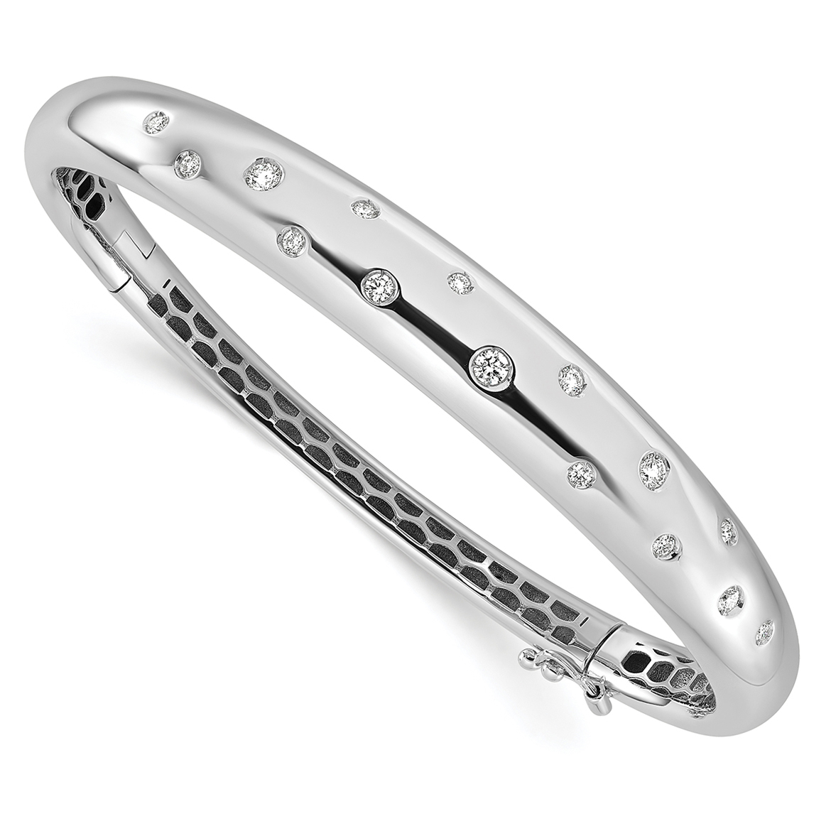 White gold bangle bracelet store